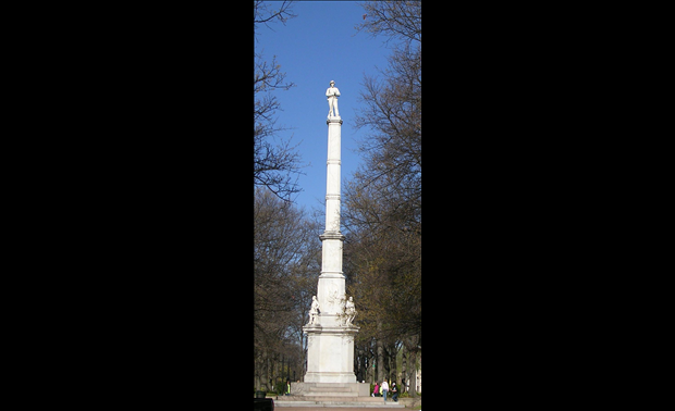 Confederate monument in downtown Augusta.